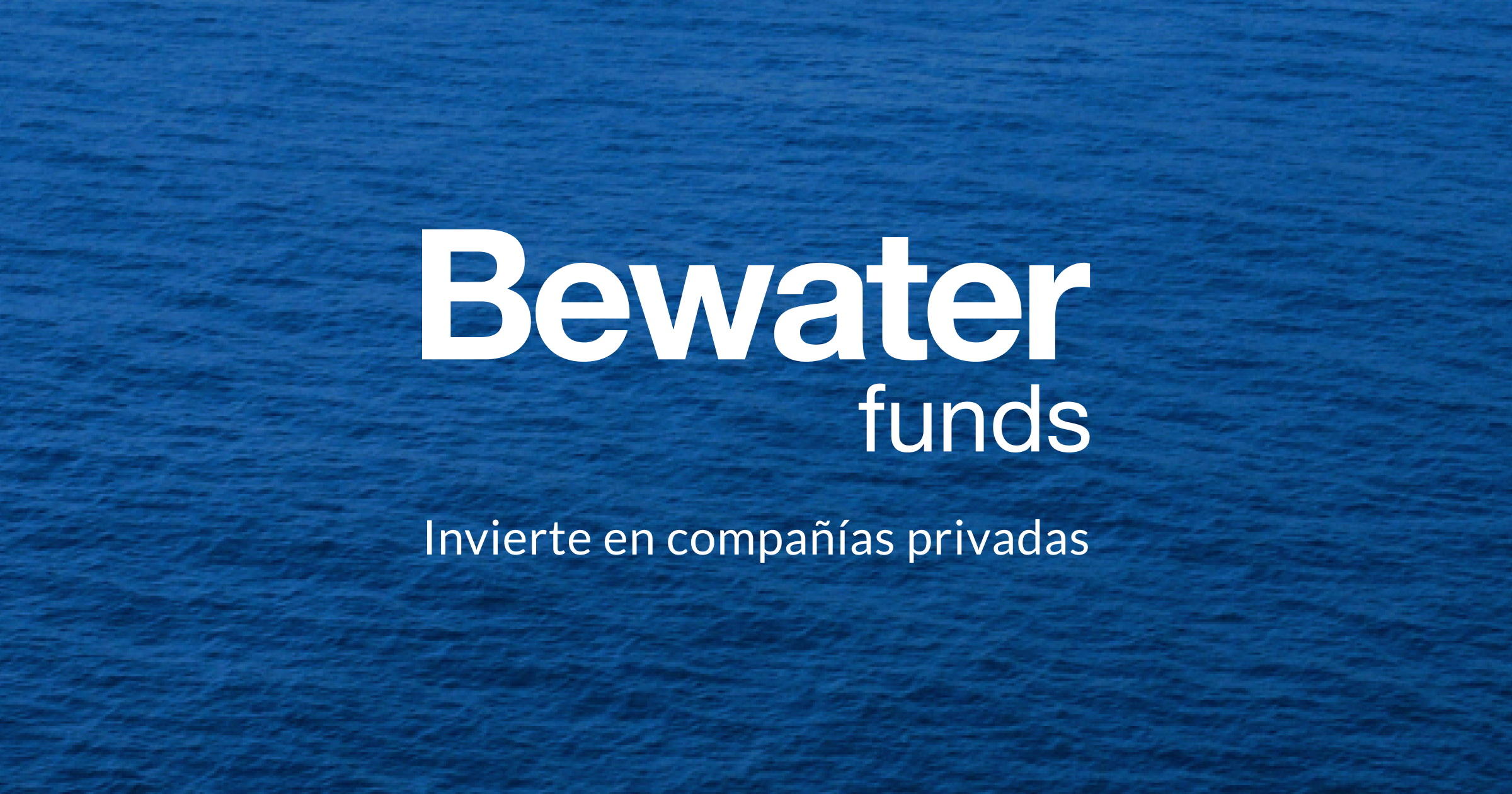Login para usuarios de Bewater Funds